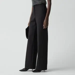 Theory Classic Straight Leg Knit Ponte Pant - Black