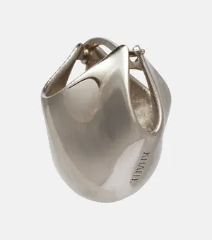 Khaite Lotus Tone Earrings - Silver