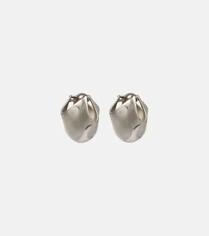 Khaite Lotus Tone Earrings - Silver