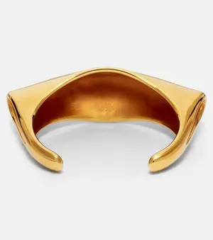 Khaite Lotus 18kt -plated Cuff Bracelet - Gold
