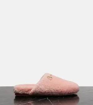Gucci Horsebit Shearling Mules