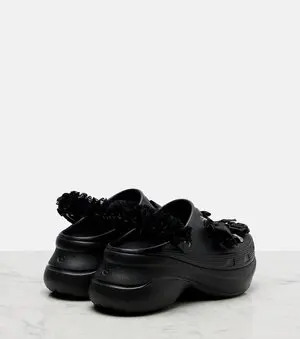Balenciaga X Crocs Jibbitz Platform Mules - Black