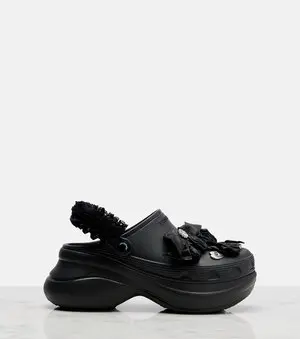 Balenciaga X Crocs Jibbitz Platform Mules