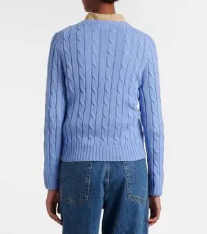 Polo Ralph Lauren Cable-knit Cotton Crewneck Sweater