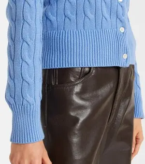 Polo Ralph Lauren Cable-knit Cotton Cardigan - Blue