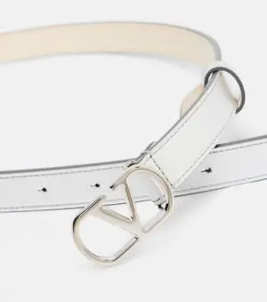 Valentino Garavani Metallic Leather Belt