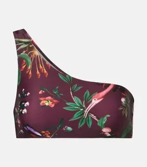 La DoubleJ Goddess Printed Bikini Top Multicoloured