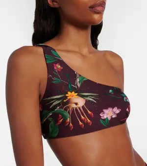 La DoubleJ Goddess Printed Bikini Top - Multicoloured
