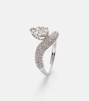PERSEE Persée Wave Alliance 18kt White Gold Diamond Ring