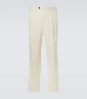 SAMAN AMEL Cotton Straight Leg Pants