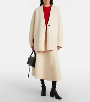 Moncler Jil Sander Virgin Wool Down Coat