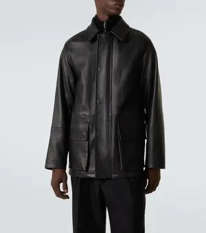 SAMAN AMEL Leather Jacket