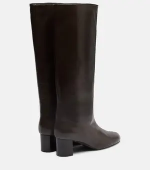 TOTEME Downtown Leather Knee-high Boots - Brown