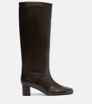 TOTEME Downtown Leather Knee-high Boots - Brown