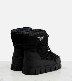 Prada Re-nylon Gabardine Snow Boots