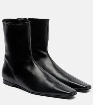 TOTEME Leather Ankle Boots