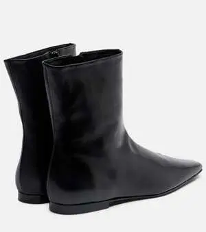 TOTEME Leather Ankle Boots