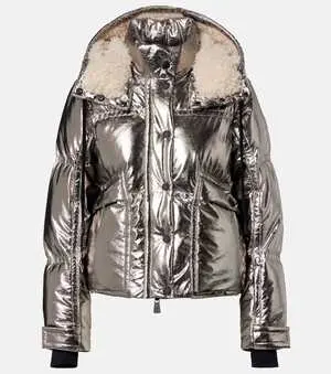 Moncler Calaque Metallic-effect Down Ski Jacket