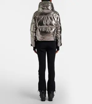 Moncler Calaque Metallic-effect Down Ski Jacket
