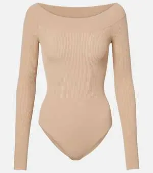 Women's Long Sleeve Off Shoulder Bodysuits