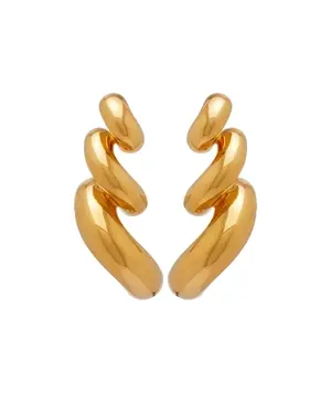 Alaïa Torsion Earrings - Gold