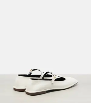 THE ROW Leather Ballet Flats
