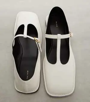 THE ROW Leather Ballet Flats