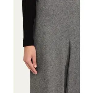 Vince High-rise Wide Leg Wool Trousers
