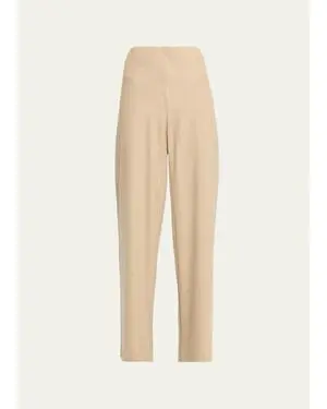 Vince High-rise Wide Leg Wool Trousers - Black