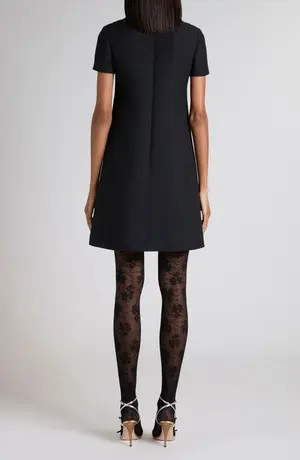 Valentino Garavani Embroidered Shift Mini Dress