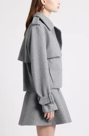 Treasure & Bond Crop Trench Coat