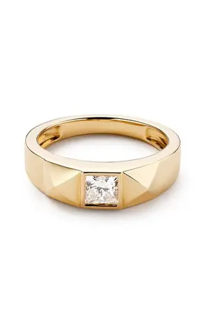 ANA LUISA Solid Diamond Equinox Ring