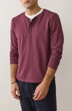 Marine Layer Pacifica Stretch Henley - Fig