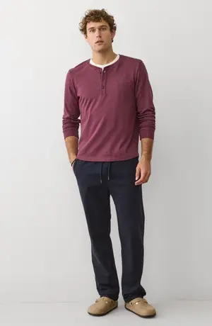 Marine Layer Pacifica Stretch Henley - Fig