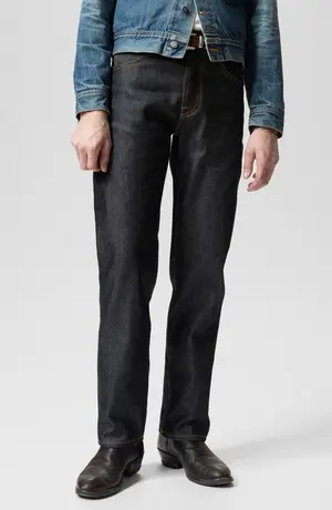 Nudie Jeans Raw Edge Hem Bottoms For Men