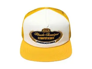 Rhude Trophy Series Cap - Yellow/mustard/creme