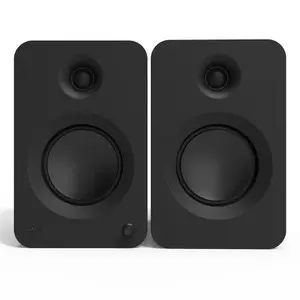 KANTO Ren Powered Bluetooth Bookshelf Speakerspair - Matte Black