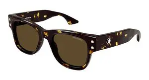 Montblanc Square Sunglasses - Havana Havana Brown/brown (mb0381s