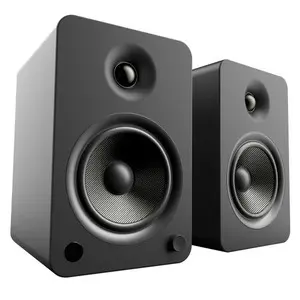 KANTO Yu6 Powered Bookshelf Speakers With Built-in Bluetoothpair Matte Black