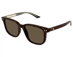 Montblanc Rectangular Sunglasses - Havana Havana Brown/havana Havana Brown (mb0258sa/002)