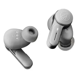 AUDIO-TECHNICA Ath-twx7 Truly Wireless Earbuds With Hybrid Noise Cancellation - Gray