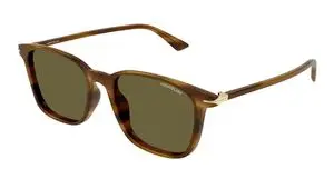 Montblanc Square Sunglasses - Brown/brown (mb0338s/004)