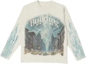 BLDG4 Lit Long Sleeve Knit Tee Shirt