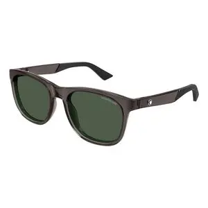 Montblanc Square Sunglasses - Grey Grey Green/green (mb0400s