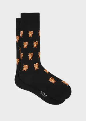 Paul Smith Patterned Crew Socks