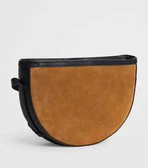 Harrods Suede Cross-body Bag