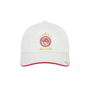Aimé Leon Dore X Olympiacos F.c. Logo Cap - White