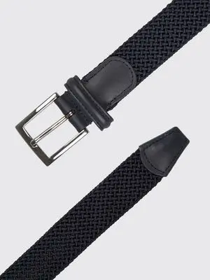 Kiton Woven Belt - Blue