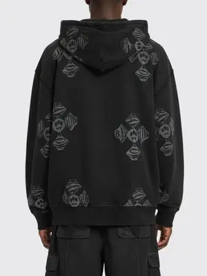 BARROW Printed Zip-up Sweatshirt
