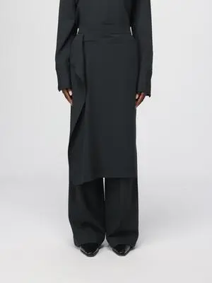 AMI Paris Wide Leg Trousers - Grey